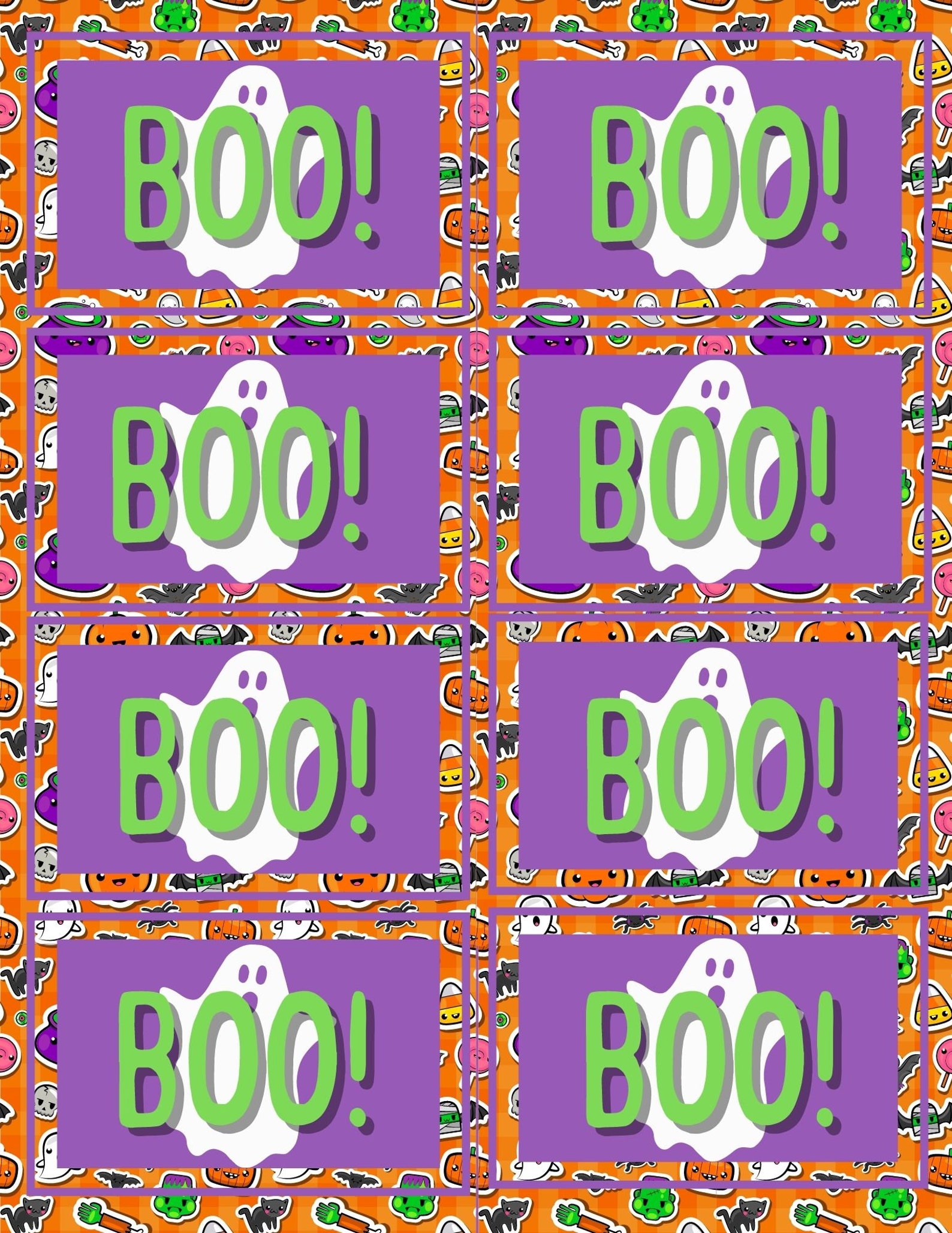 Boo! Phonics Game: CVC, Consonant Blends, and Digraphs Decoding Game - Etsy