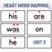Heart Word Flashcards, Heart Word Mapping, Orthographic Heart Word ...