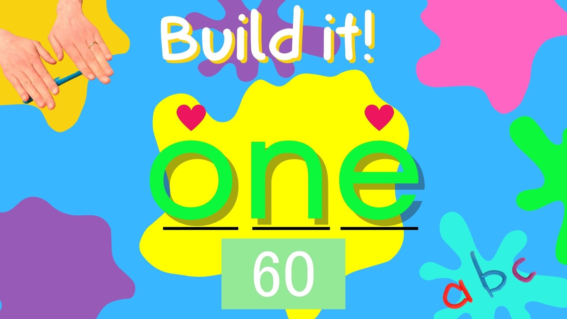 Playdough Heart Words Slides - 110 Word Building Slides With Visual ...