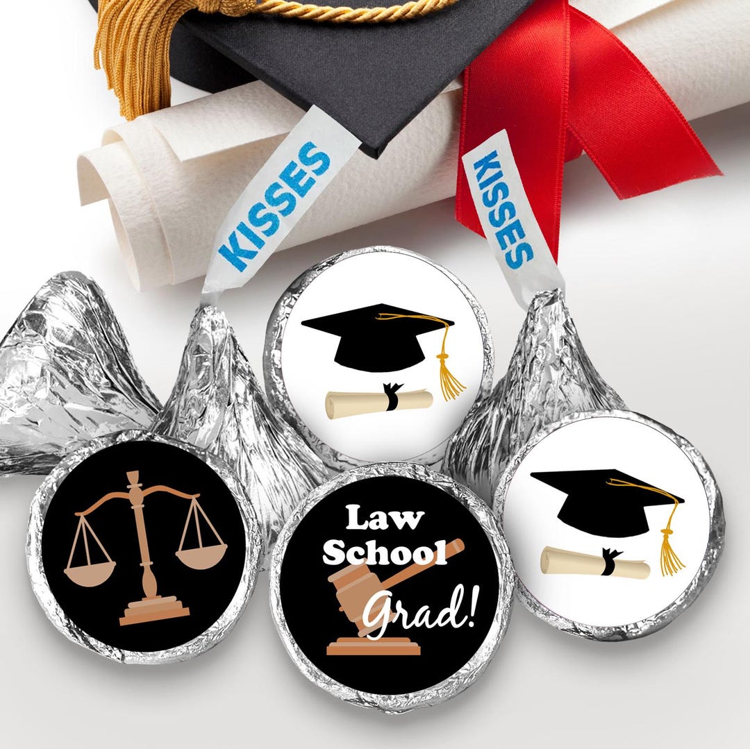 Law School Graduation Party Stickers | Set of 216 | JD LLB Law Grad ...