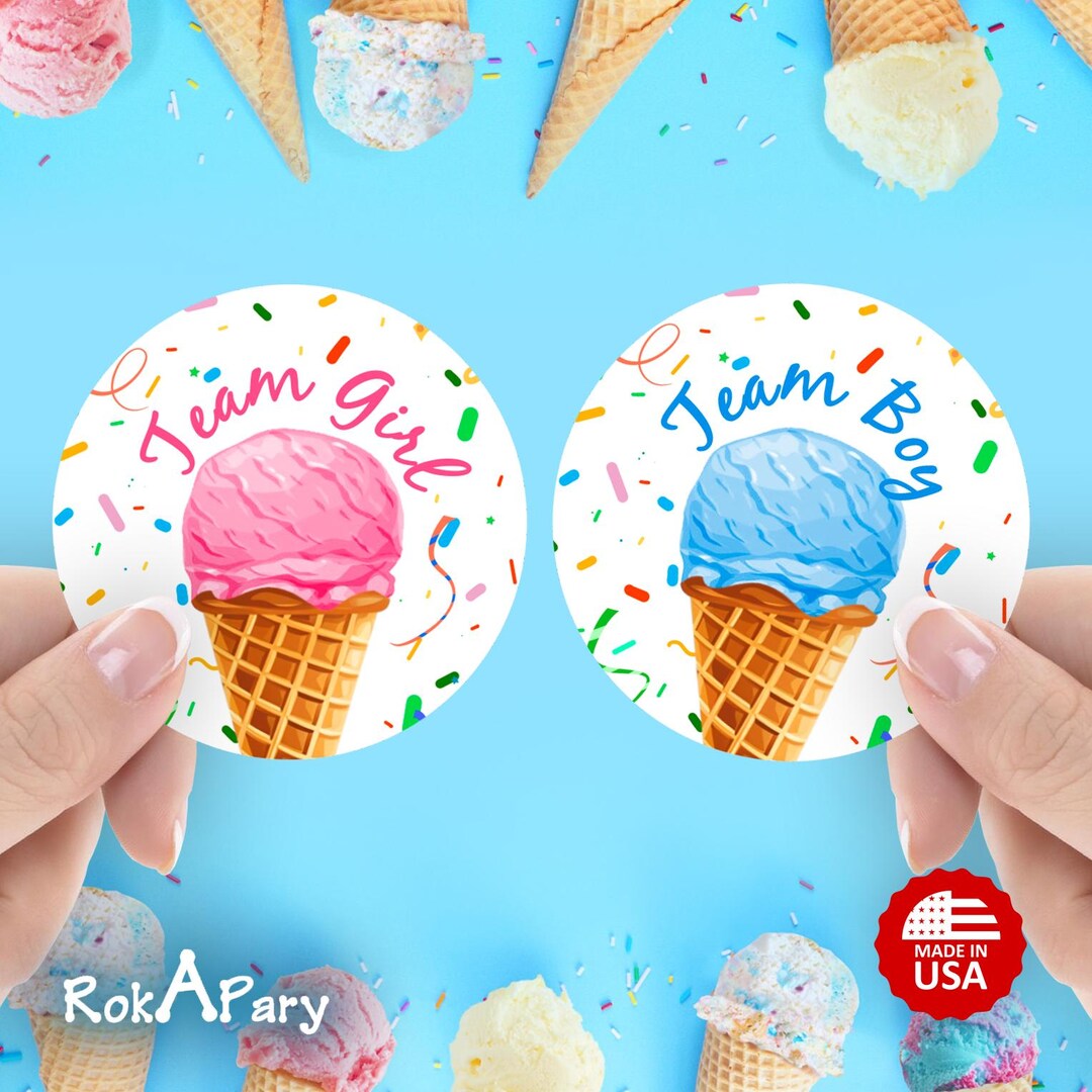 40 Scoop Stickers, 2 Inch Big Round Glossy Labels. - Etsy