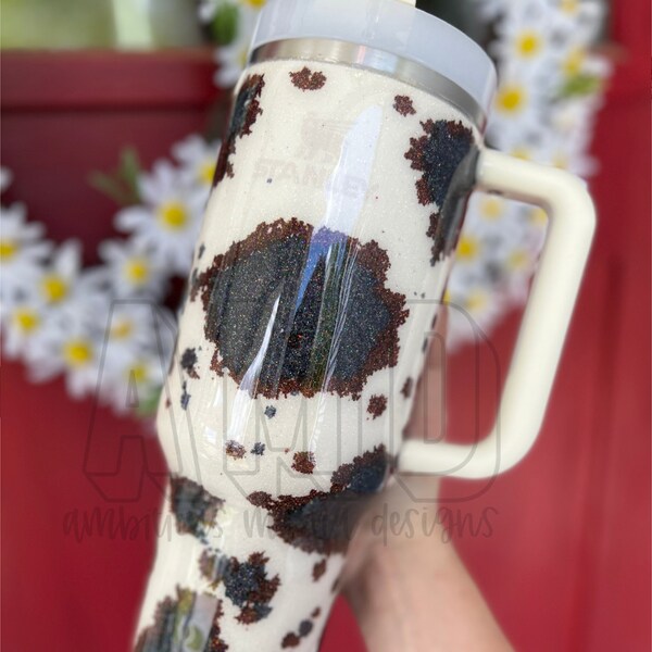 Cow Print Stanley - Etsy