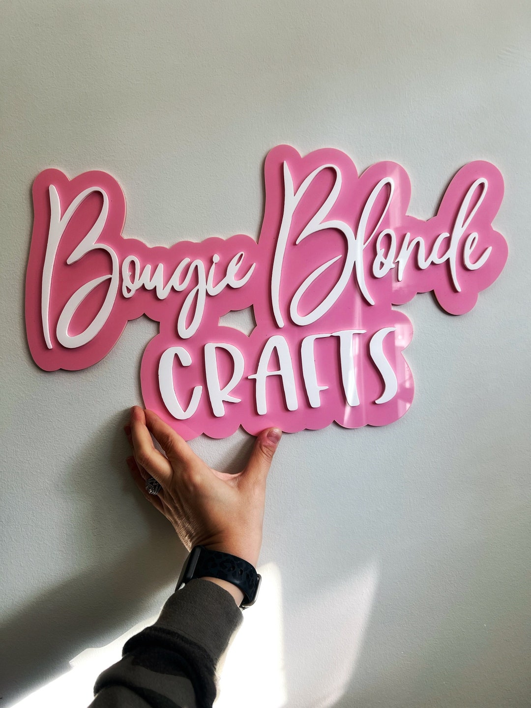 Acrylic Business Watermark, Social Media Watermark, Personalized ...