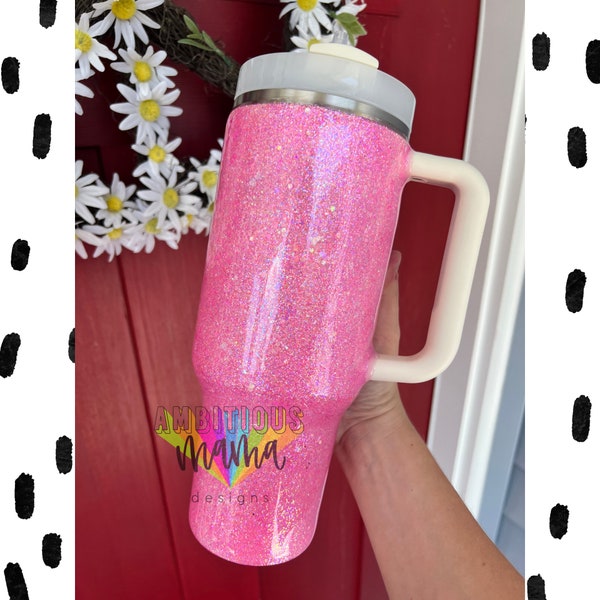 Stanley 40oz Tumbler With Handle Pink - Etsy