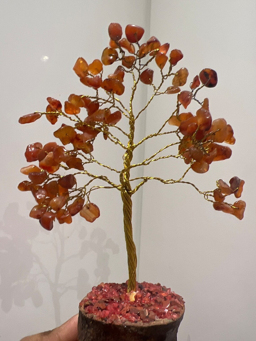 Buy Carnelian Crystal Tree / Carnelian Gemstone Tree / Handmade Healing ...