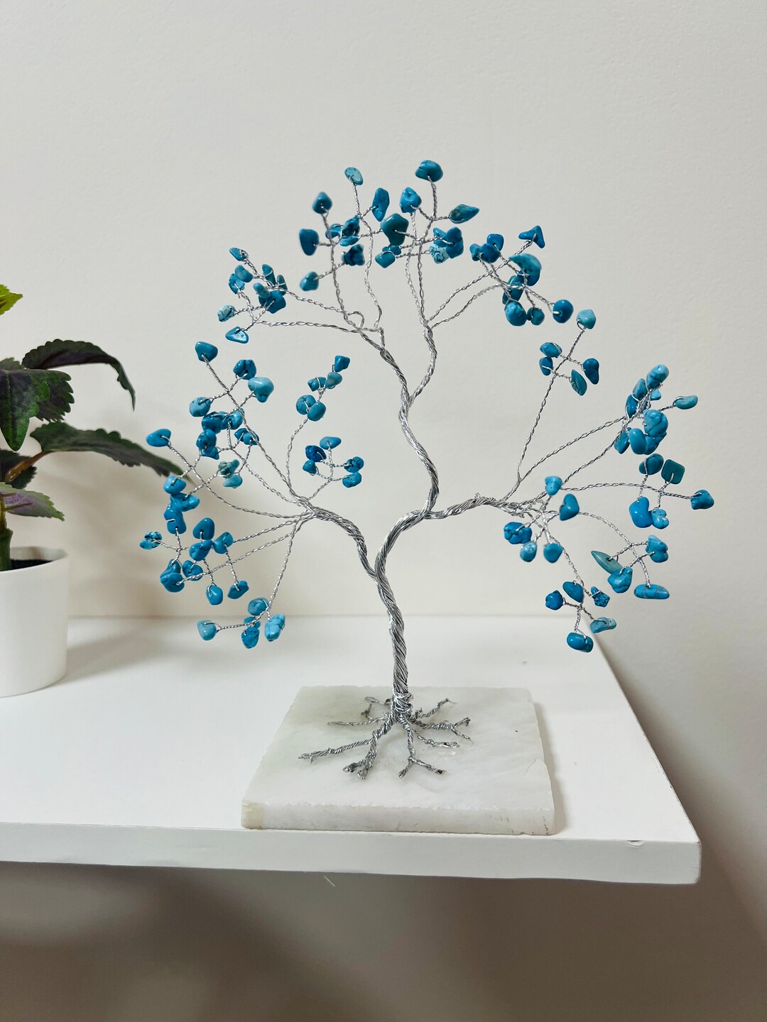 Turquoise Crystal Tree, Turquoise Tree of Life,december Birthstone ...