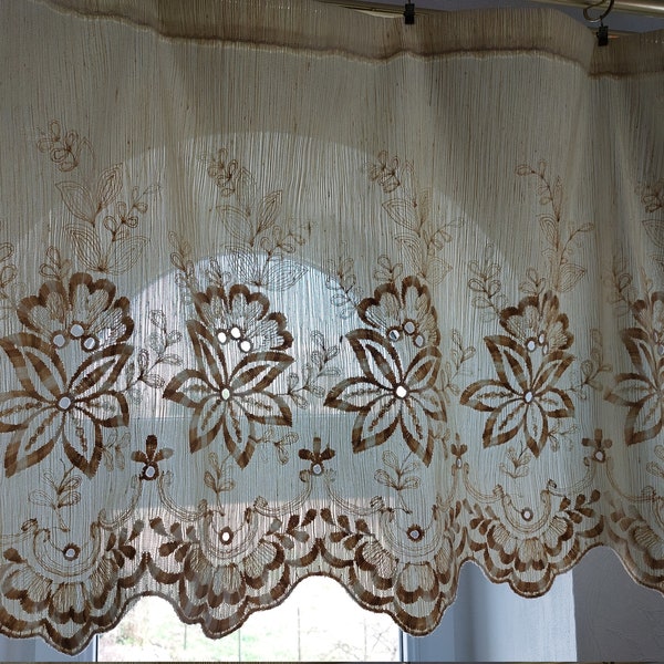 Embroidered Valances - Etsy