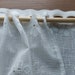 Vintage Floral Sheer White Valance Curtain Translucent Cafe - Etsy