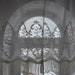 Vintage Floral Sheer White Valance Curtain, Translucent Cafe Curtain ...
