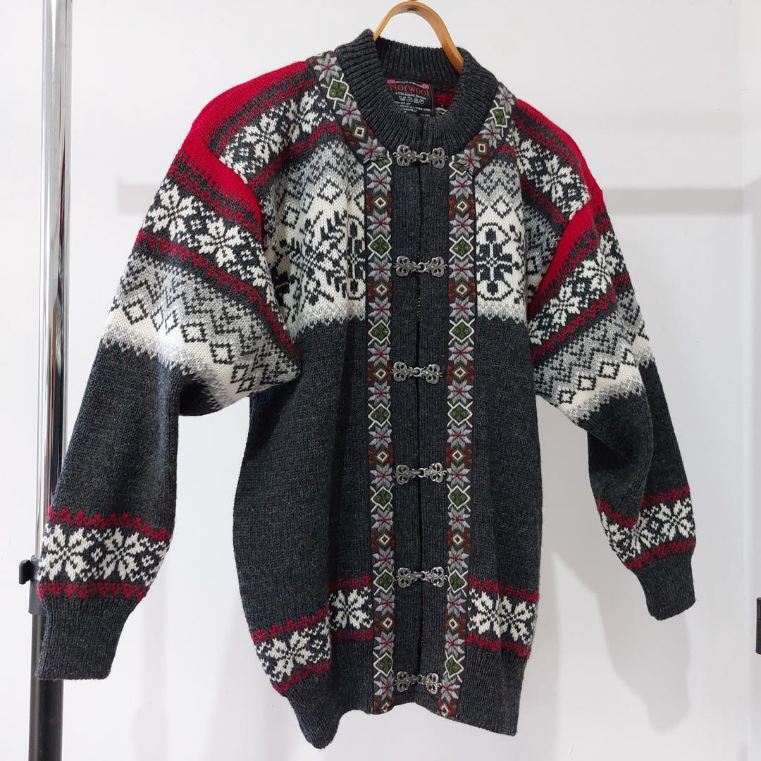 S Size 90s Norwool of Norway Women's Sweater , Warm Wool Jumper, Winter ...