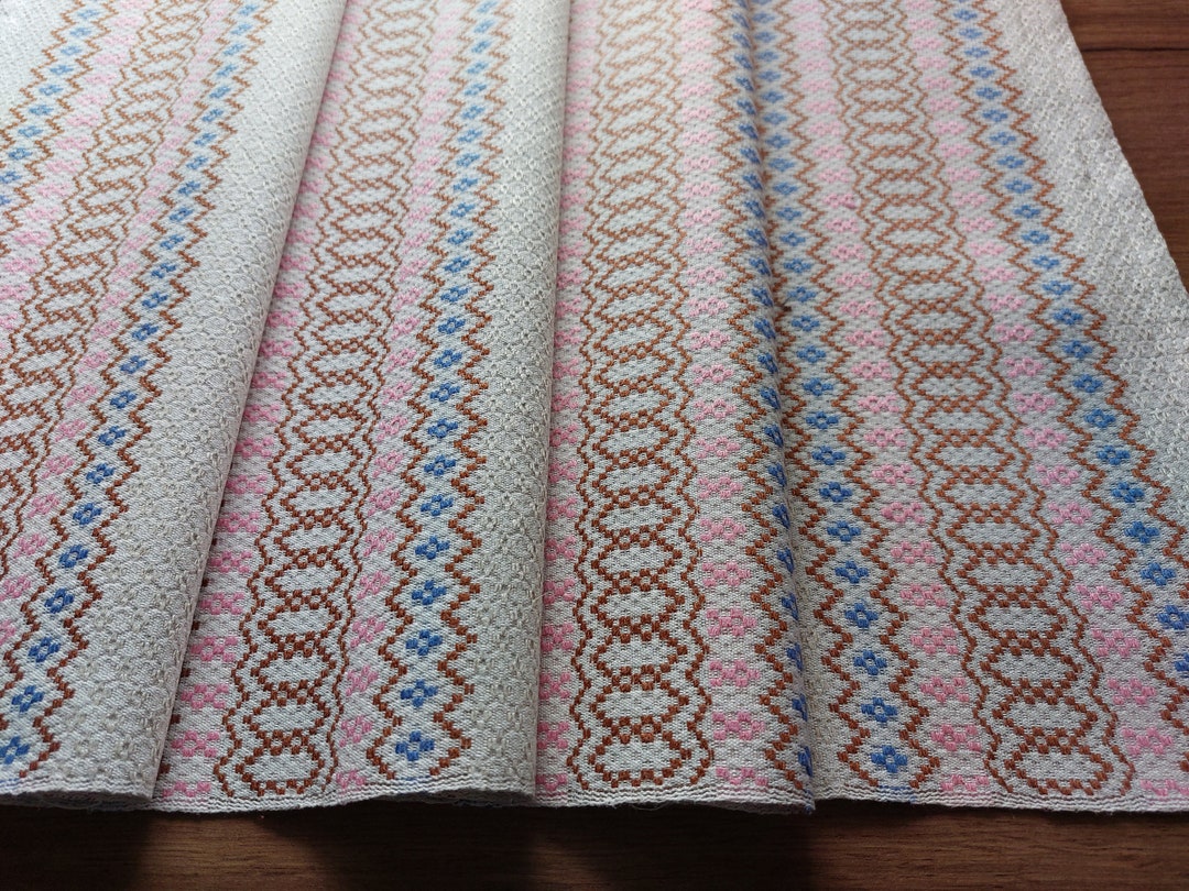 60s Woven Linen Table Mat Linen Table Topper Linen Table - Etsy