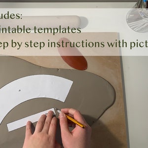 Printable Template for Pottery - CUP - Etsy