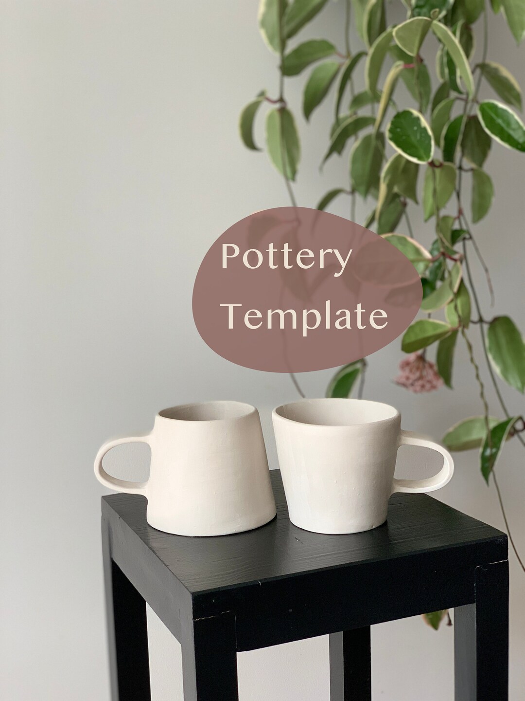 CUP - Two Styles With One Template - Printable Template - Etsy