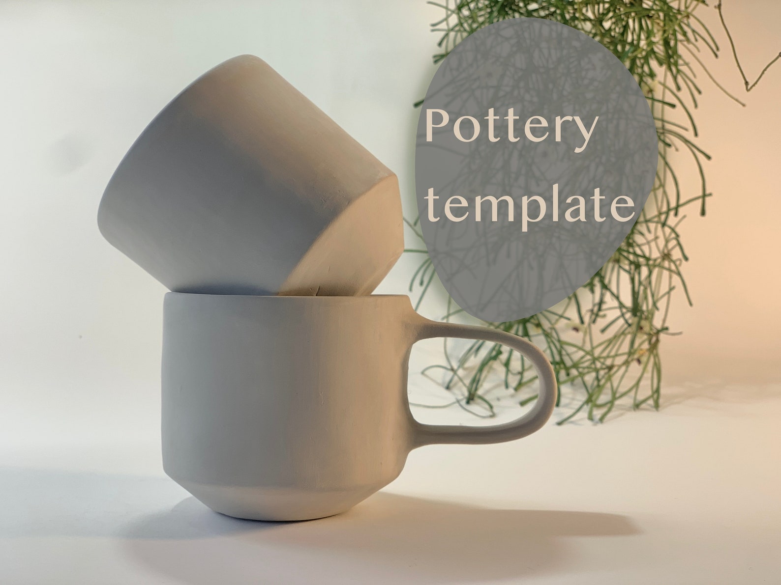 Printable Template for Pottery / Digital Template / With or Without ...