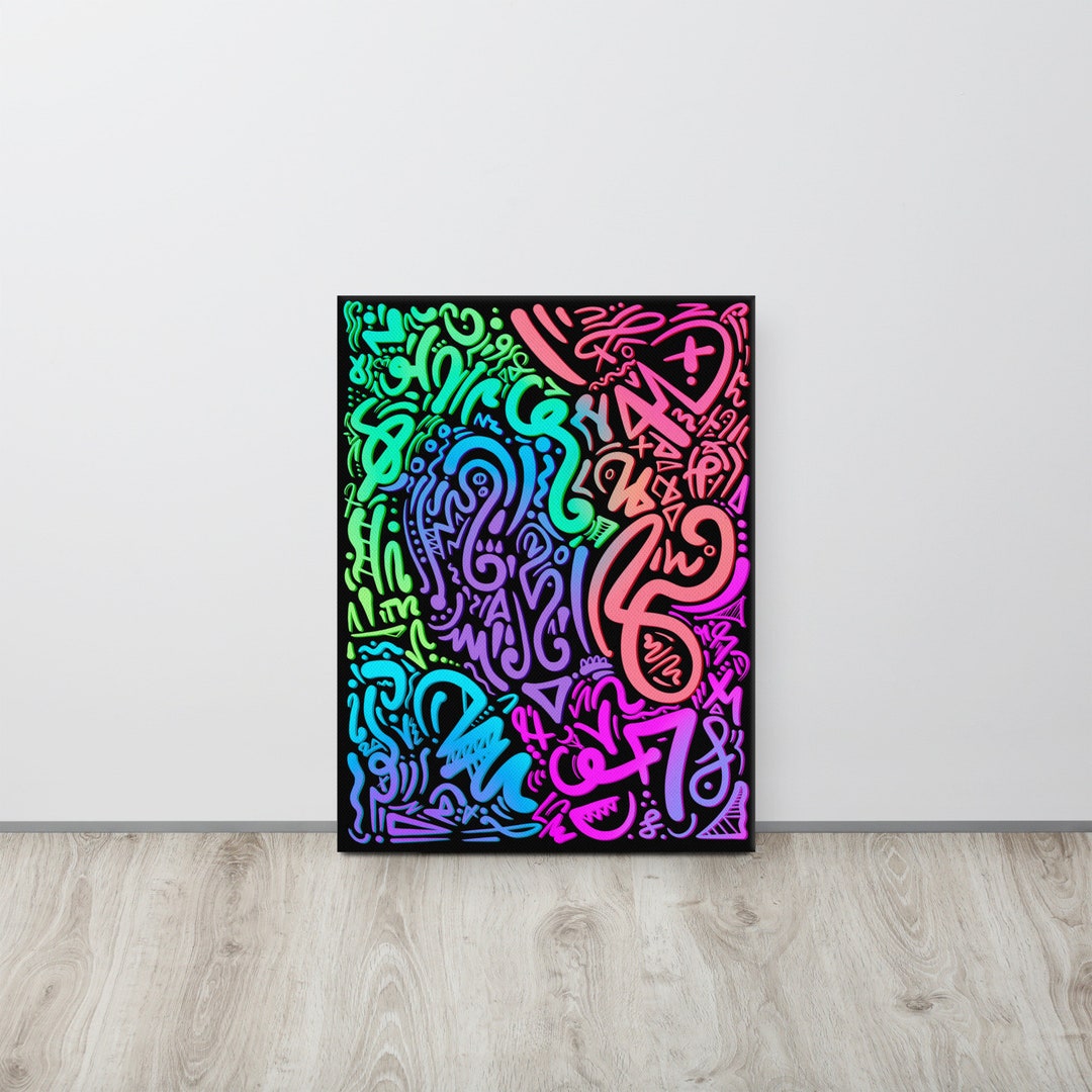Alien Codes V1 Canvas Edition - Etsy