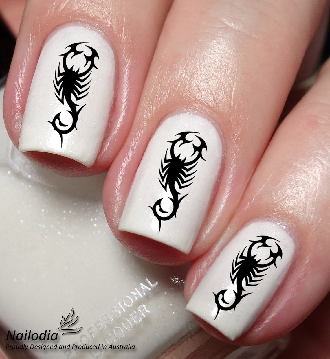 Scorpion Nail Art Decal Sticker | Etsy