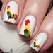 Rooster Lovers Nail Art Decal Sticker - Etsy