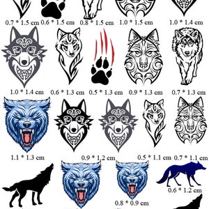 Wolf Lovers Nail Art Decal Sticker - Etsy