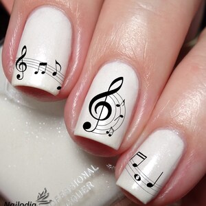 Music Note Musician Theme Nail Art Decal Sticker - Etsy