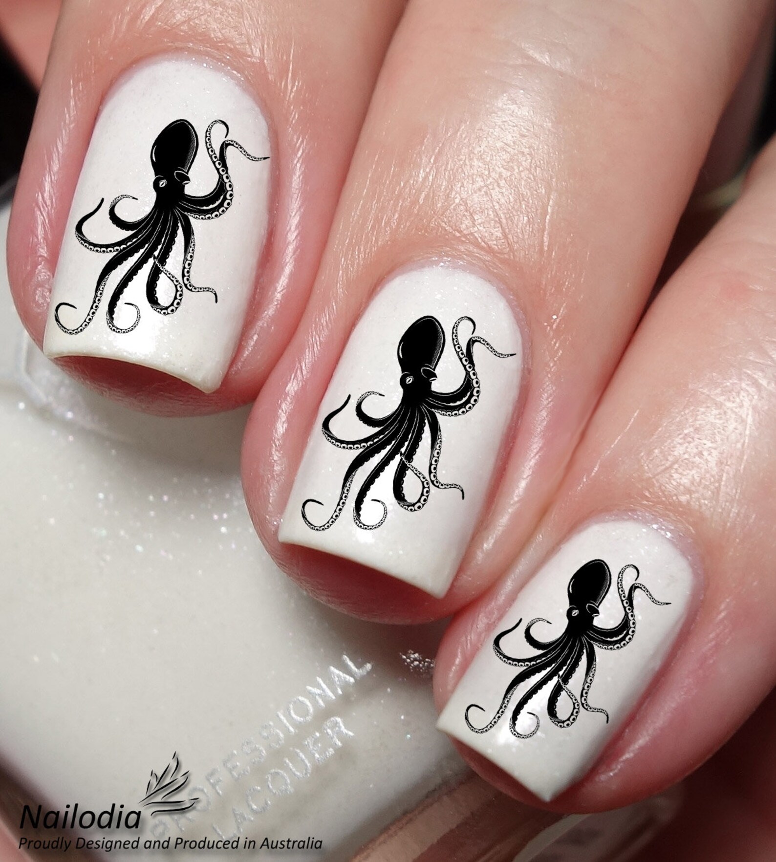 Octopus Lovers Nail Art Decal Sticker - Etsy