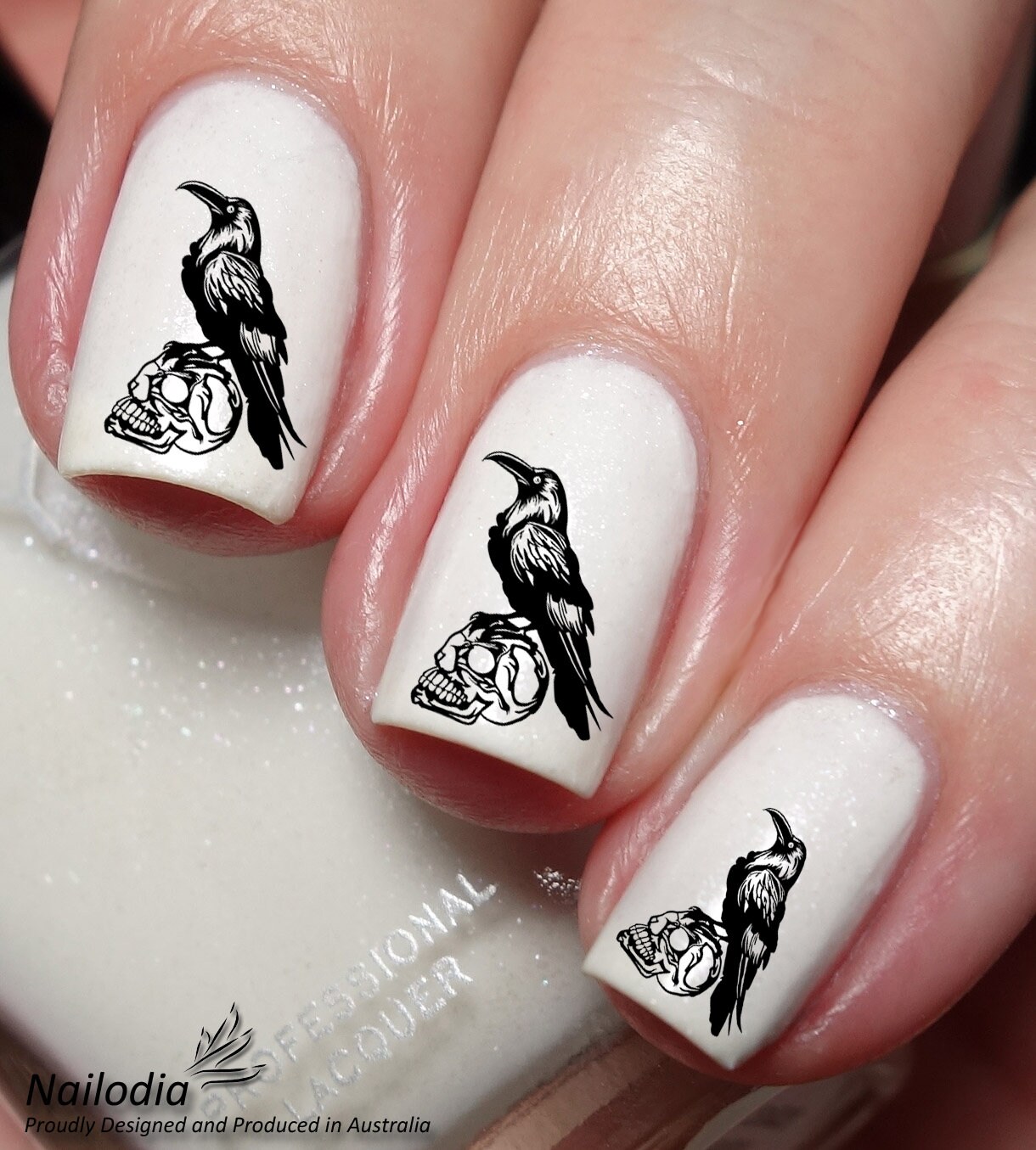 Crow Raven Nail Art Decal Sticker - Etsy