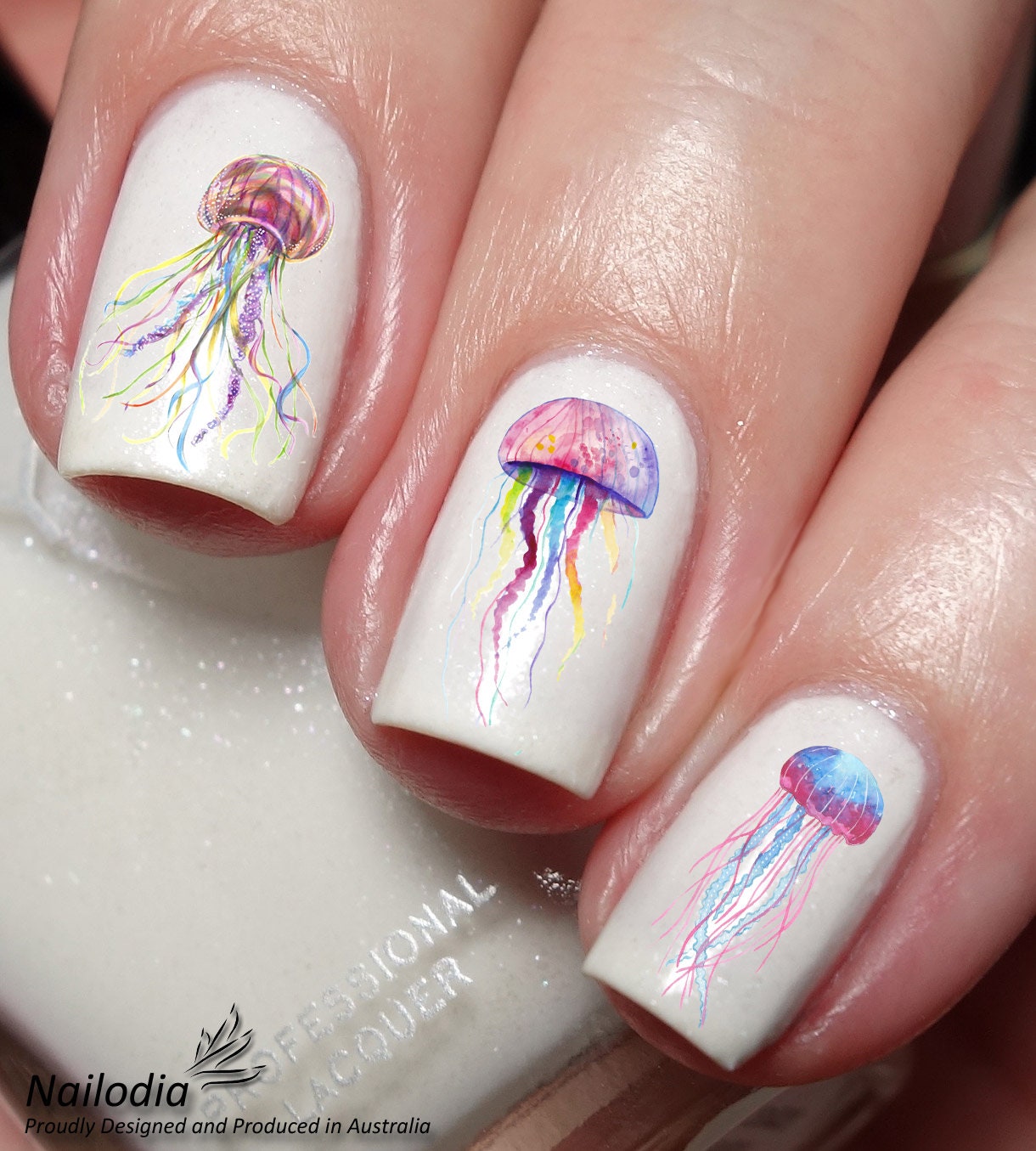 Jellyfish Nail Art