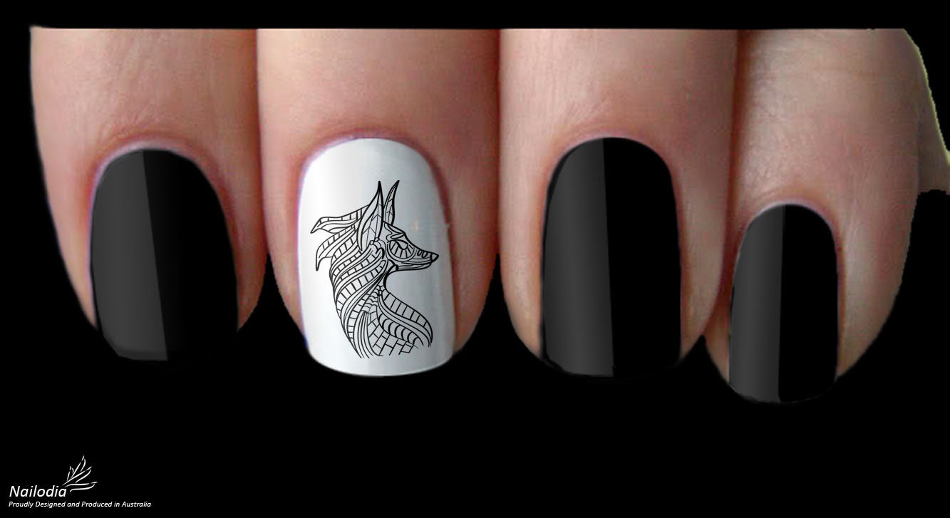Fox Lovers Nail Art Decal Sticker - Etsy