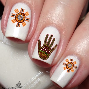 Australian Aboriginals Indigenous Painting Nail Art Decal Sticker - Etsy