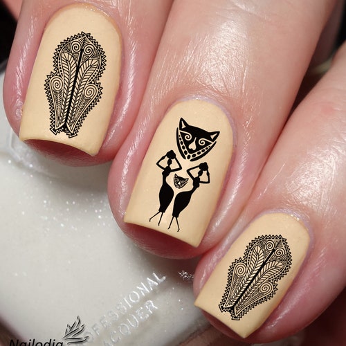 Phoenix Nail Art Decal Sticker - Etsy