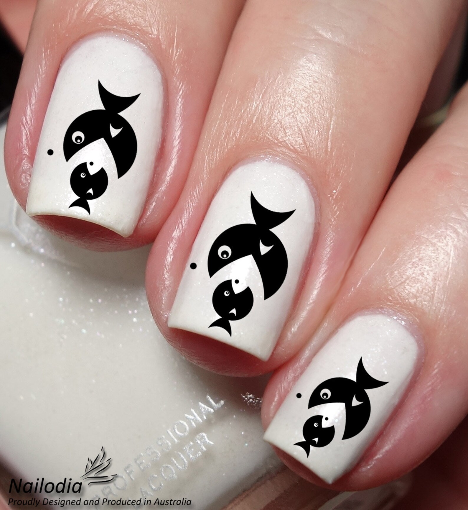 Fisherman Fishing Nail Art Decal Sticker - Etsy