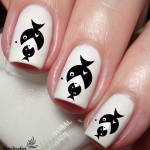 Fisherman Fishing Nail Art Decal Sticker - Etsy