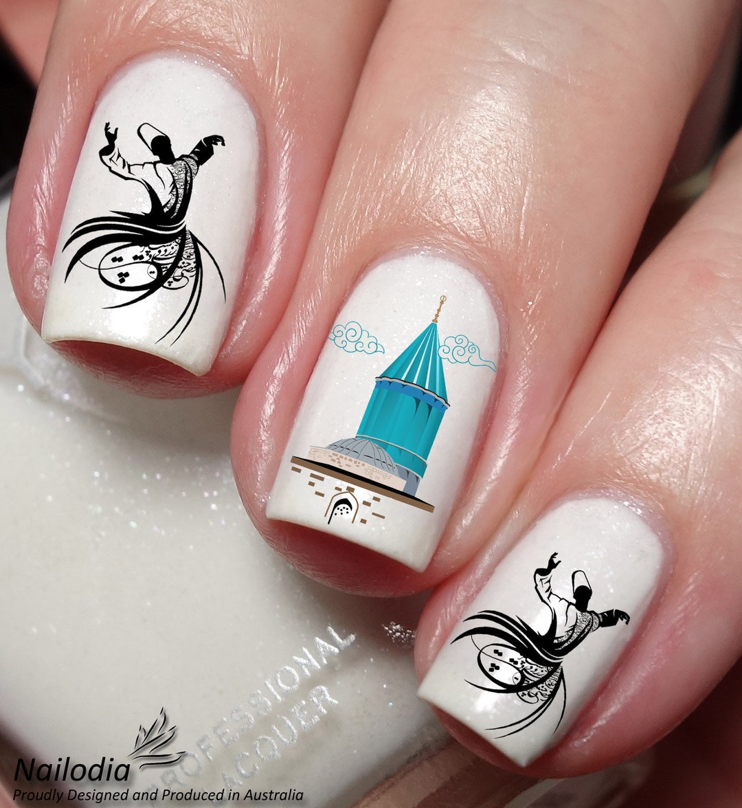 Persian Poet Molana Molavi Rumi Nail Art Decal Sticker - Etsy