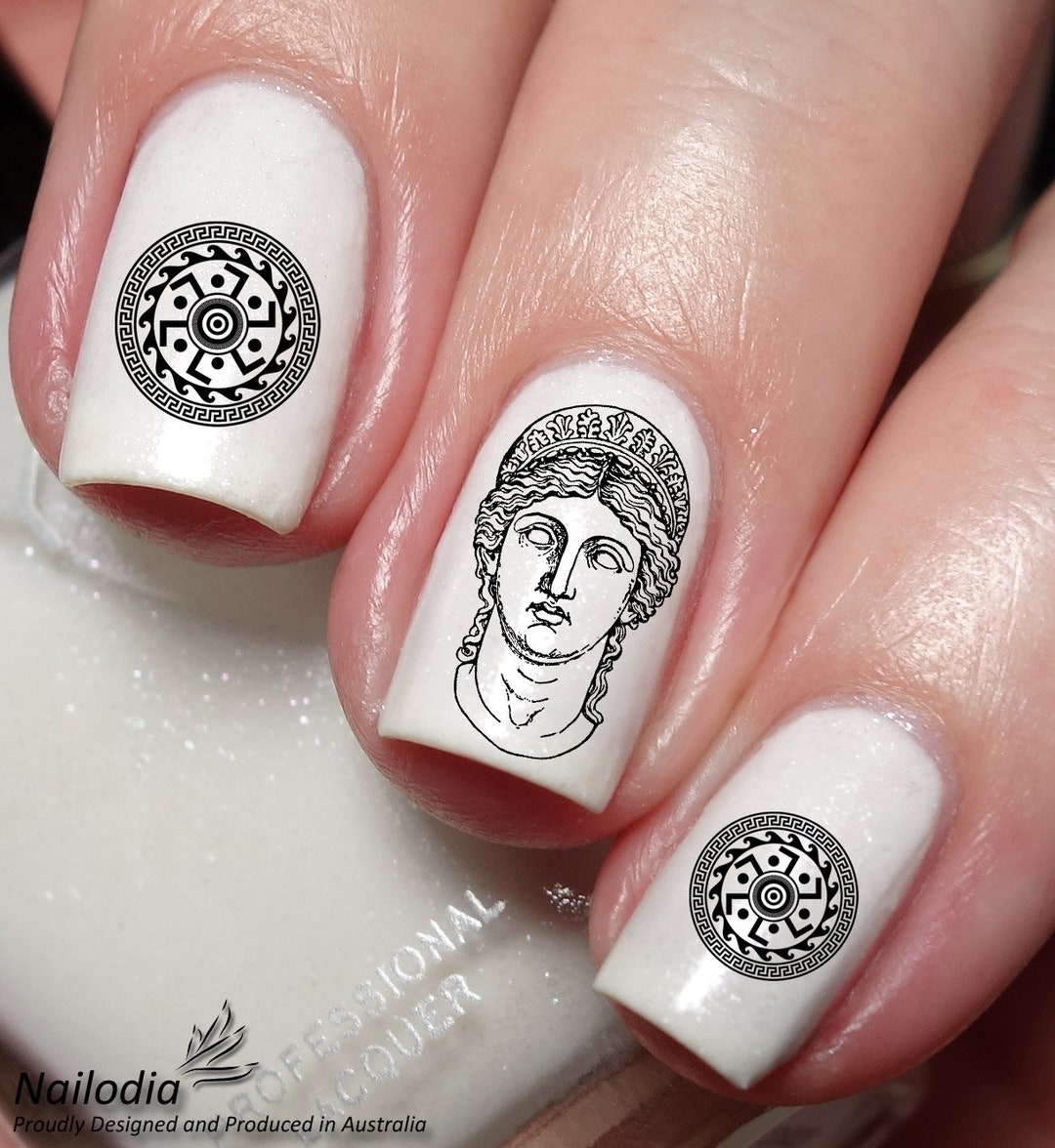 Ancient Greek Nail Art Decal Sticker - Etsy