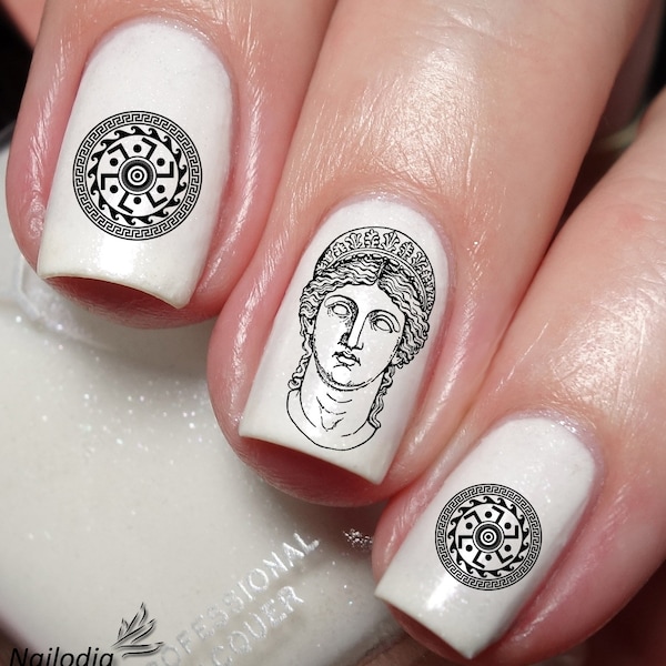 Greek Nail Art - Etsy