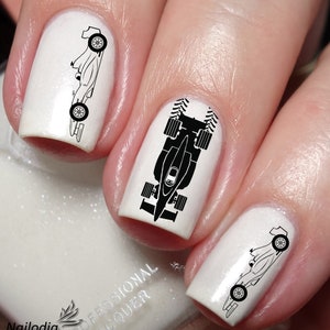 Racing Car Formula 1 Nail Art Decal Sticker - Etsy