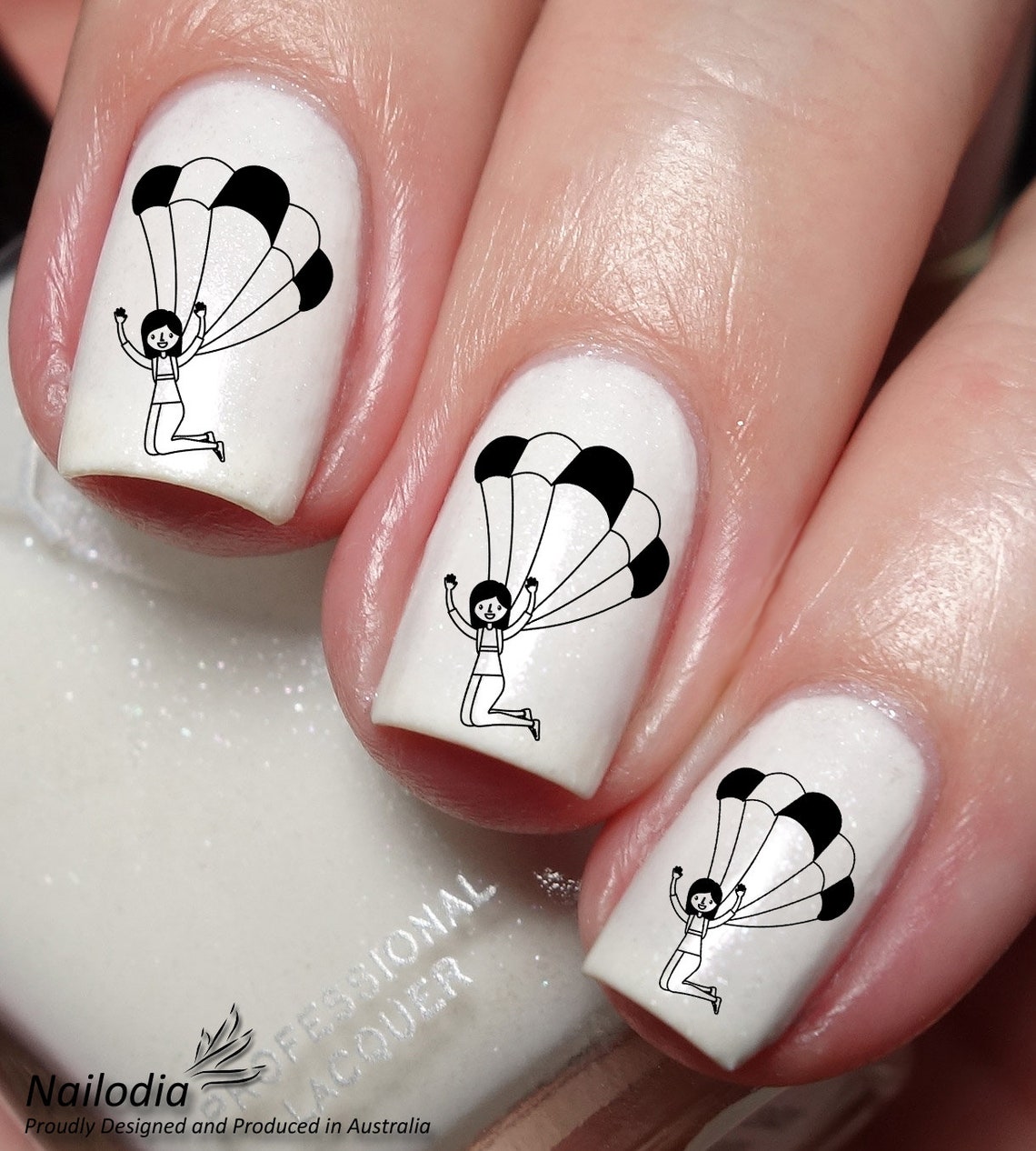 Parachute Skydiving Nail Art Decal Sticker - Etsy