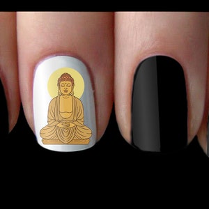 Buddha & Buddhism Nail Art Decal Sticker - Etsy