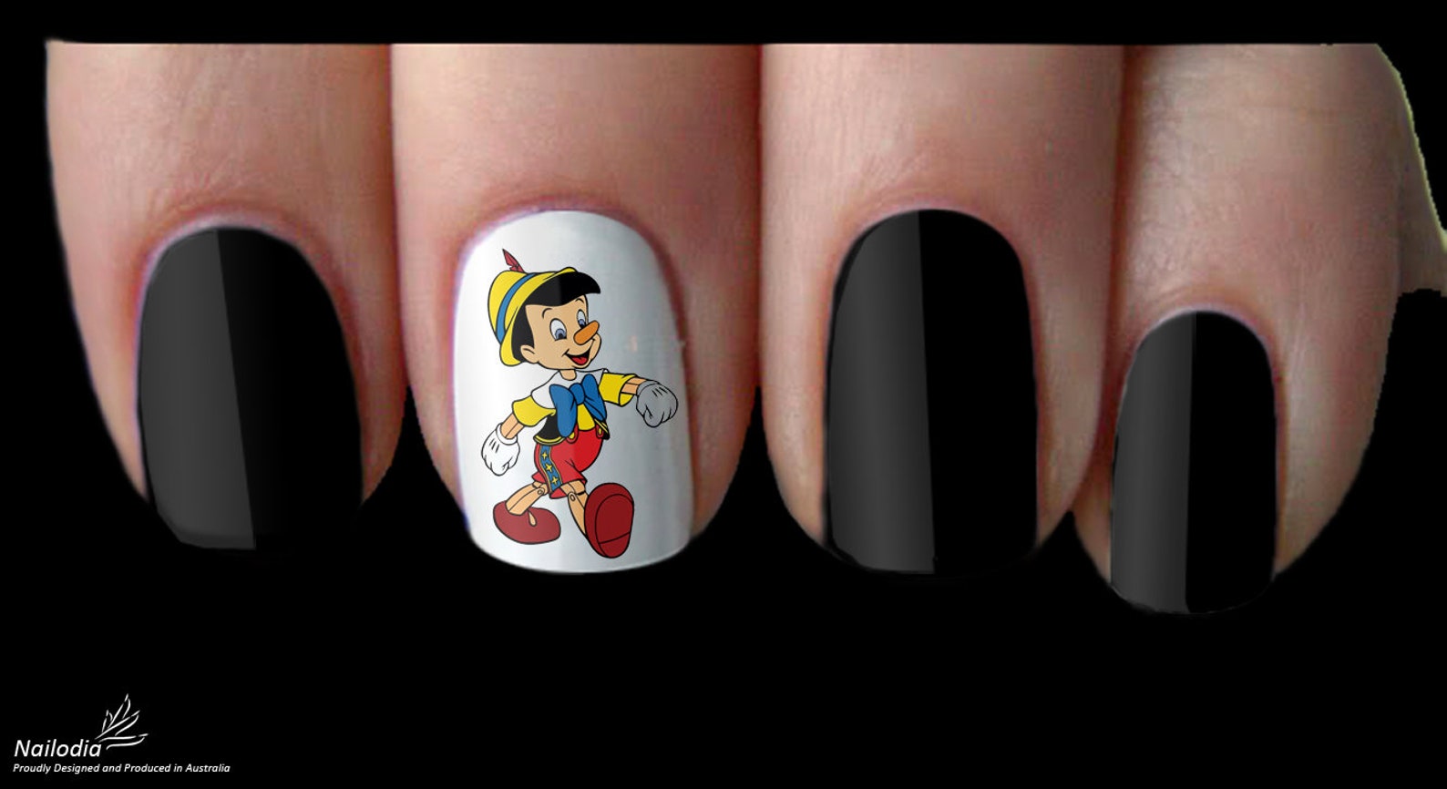 Pinocchio Inspired Nail Art Decal Sticker | Etsy