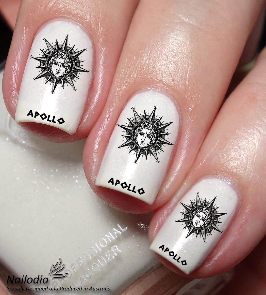 Apollo Ancient Greek God Nail Art Decal Sticker - Etsy