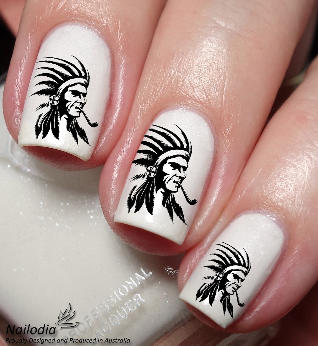 American Indian Native Nail Art Decal Sticker - Etsy