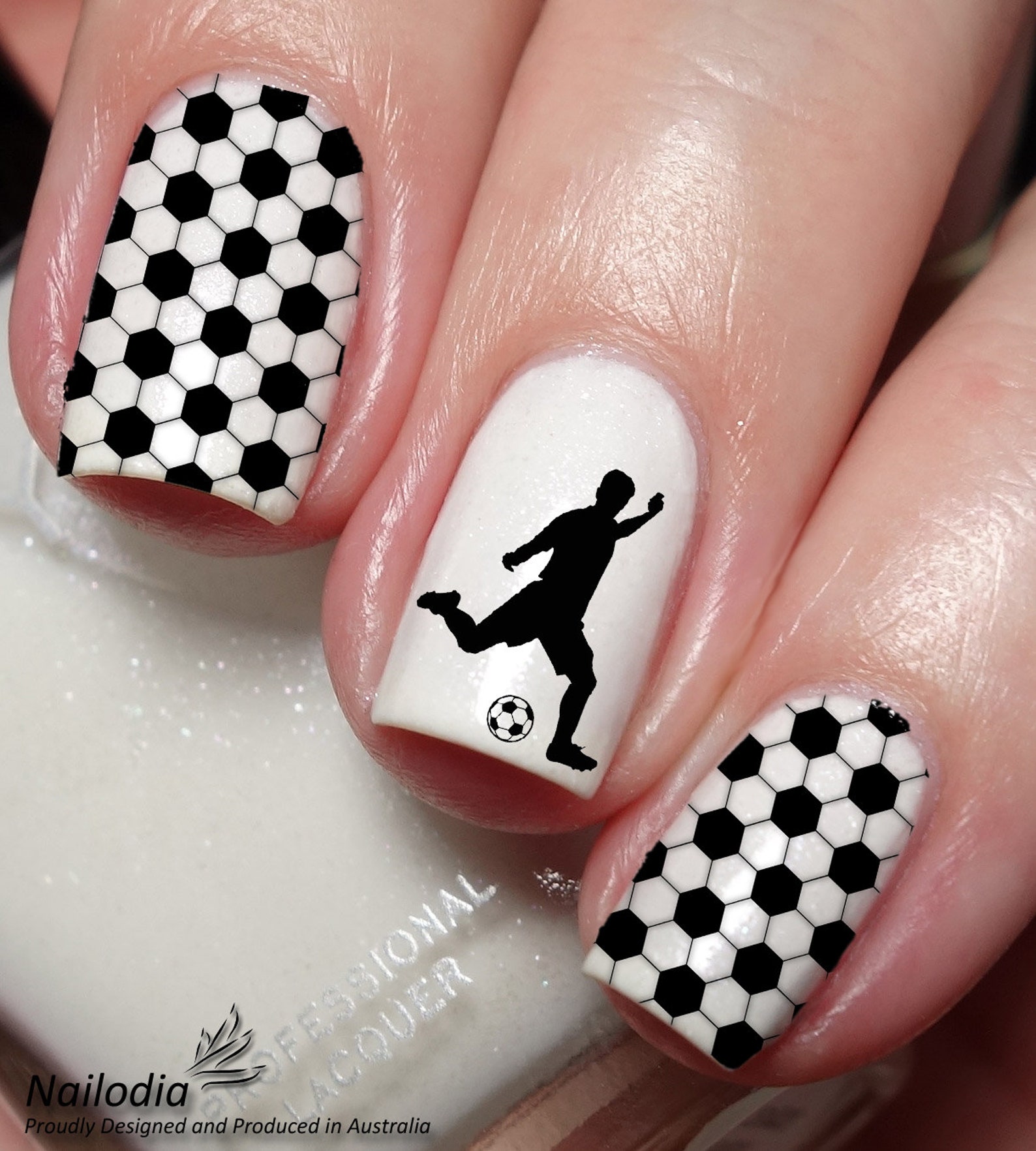 Football & Soccer Fan Nail Art Decal Sticker - Etsy