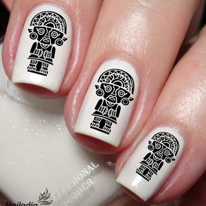 Inca Mayan Nail Art Decal Sticker - Etsy