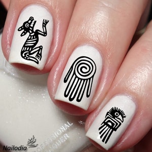 Aztec Maya Nail Art Decal Sticker - Etsy