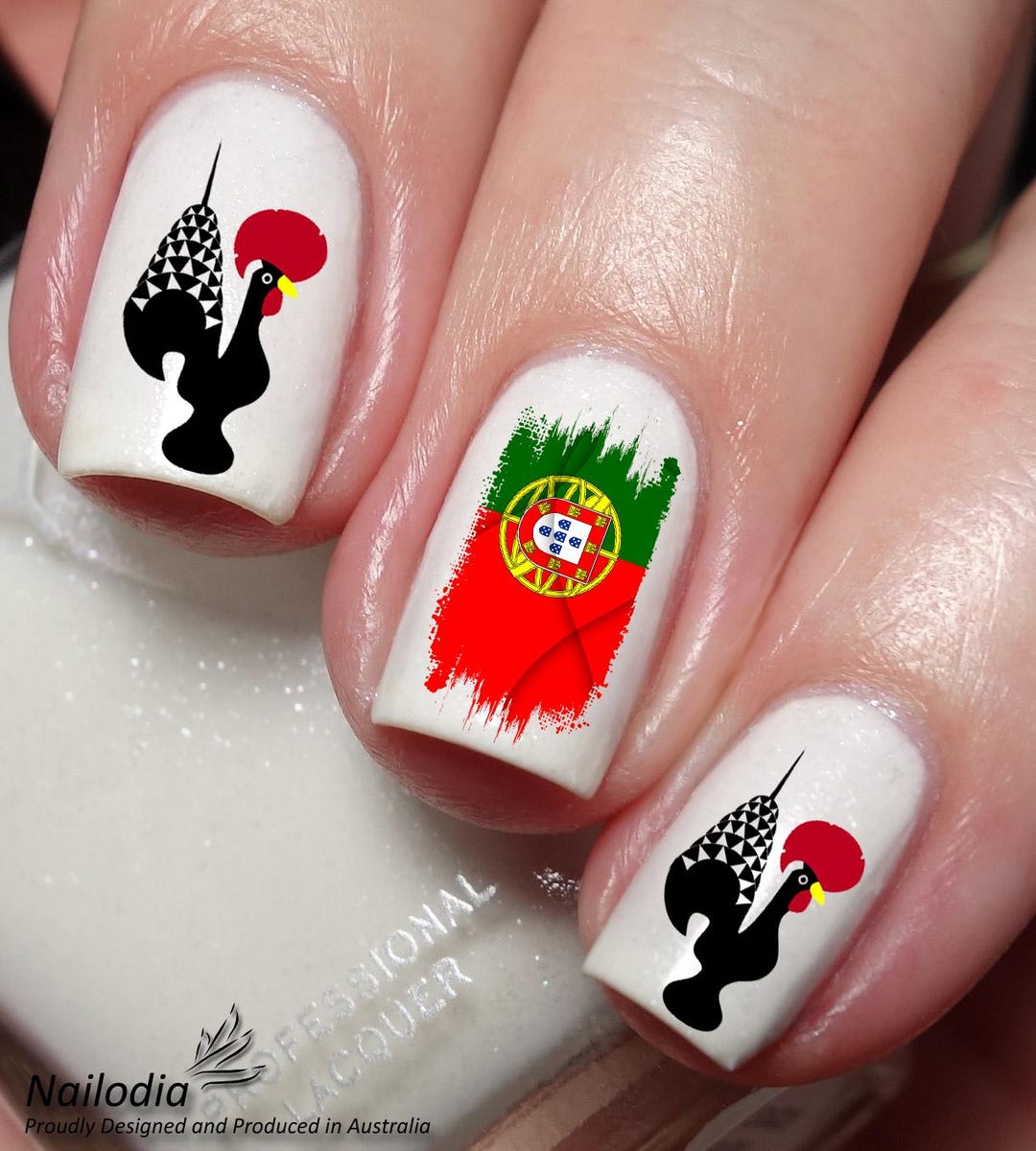 Portuguese Symbols Nail Art Decal Sticker - Etsy