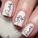 Pickleball Girl Nail Art Decal Sticker - Etsy