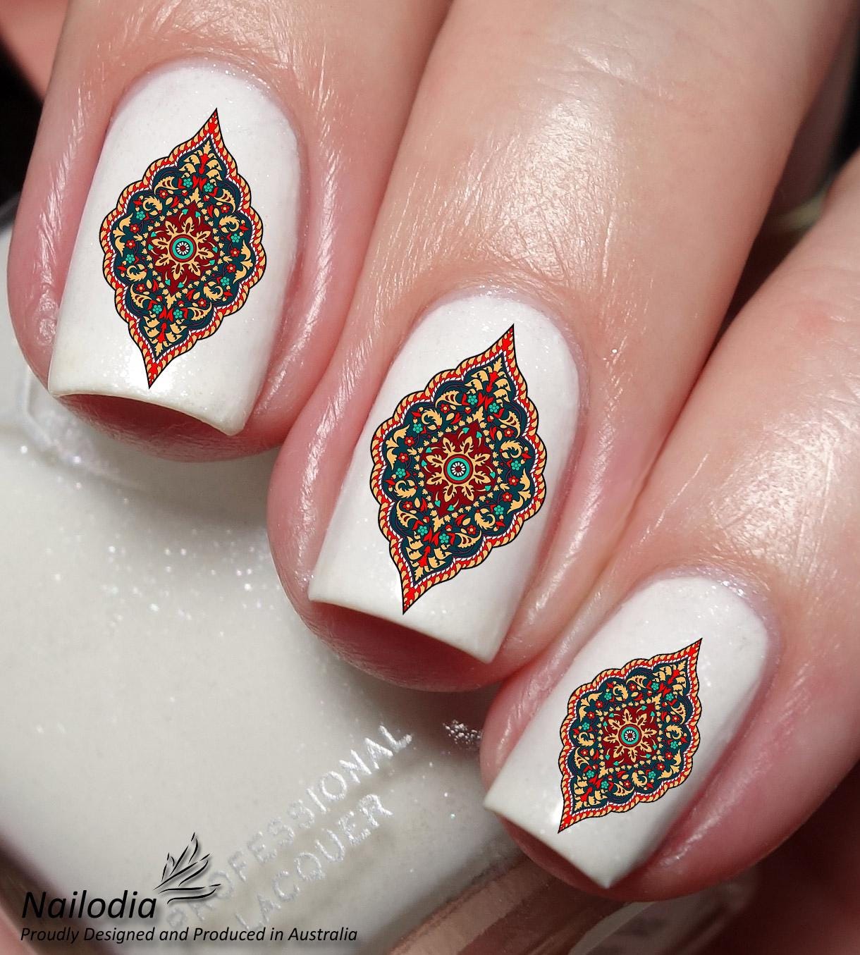 Persian Carpet Rug Nail Art Decal Sticker - Etsy
