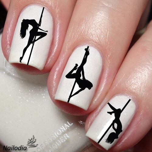 Big Ass Booty Girl Nail Art Decal Sticker Etsy