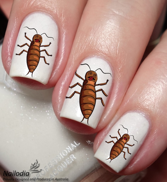 Cockroach Set Nail Art Decal Sticker - Etsy