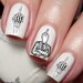 Middle Finger Nail Art Decal Sticker - Etsy