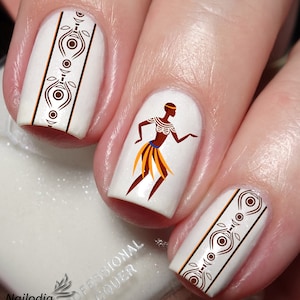 Australian Aboriginals Indigenous Painting Nail Art Decal Sticker - Etsy